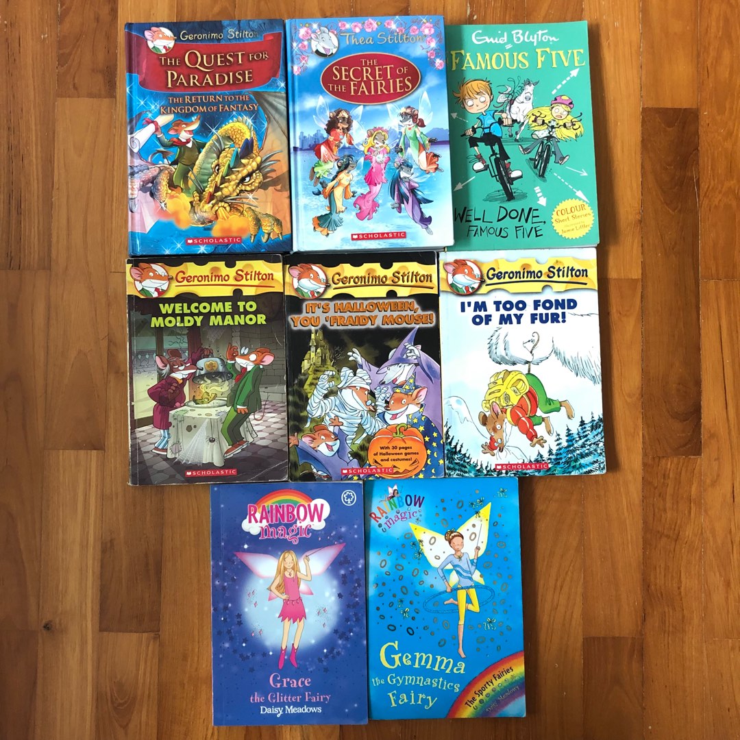 Geronimo Stilton Thea Stilton Enid Blyton Famous Five Rainbow Magic ...