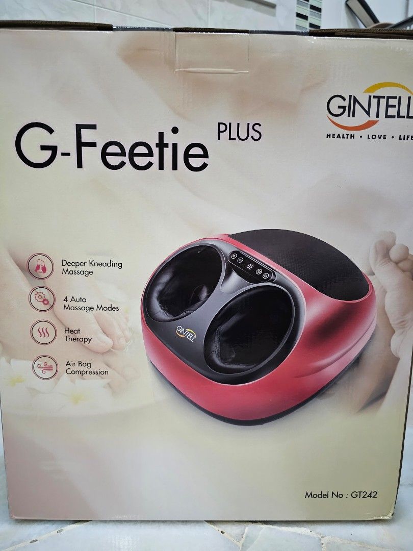 Gintell G-Feetie Plus, Health & Nutrition, Massage Devices on Carousell
