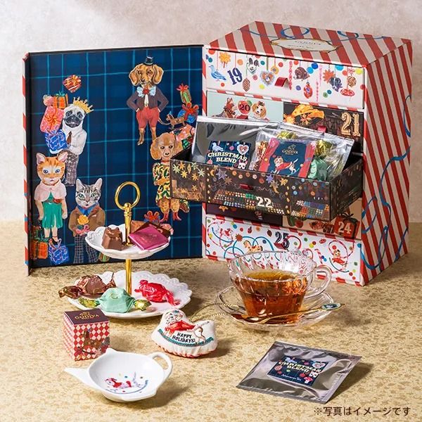 聖誕限定!!數量限定!!Godiva x Afternoon Tea 7日聖誕倒數日曆 Japan Tokyo 東京 日本手信 日本甜點 日本 ...