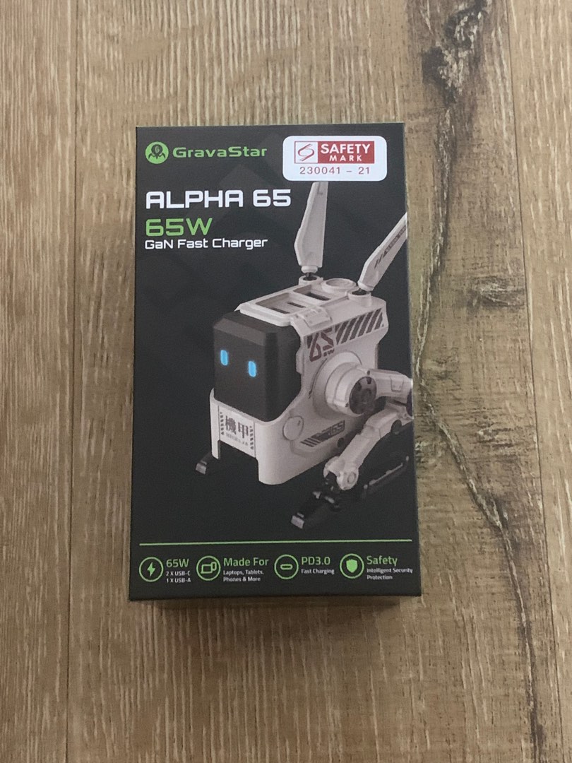 Gravastar Alpha 65W GAN Triple Ports Power Adapter, Dawn White, Mobile Phones & Gadgets, Mobile ...