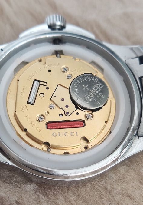 GUCCI G - Timeless Blue Checkerboard Dial Stainless steel Quartz 38mm ...