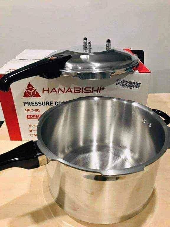 Hanabishi 8 Quartz Pressure Cooker HPC-8QC, TV & Home Appliances ...