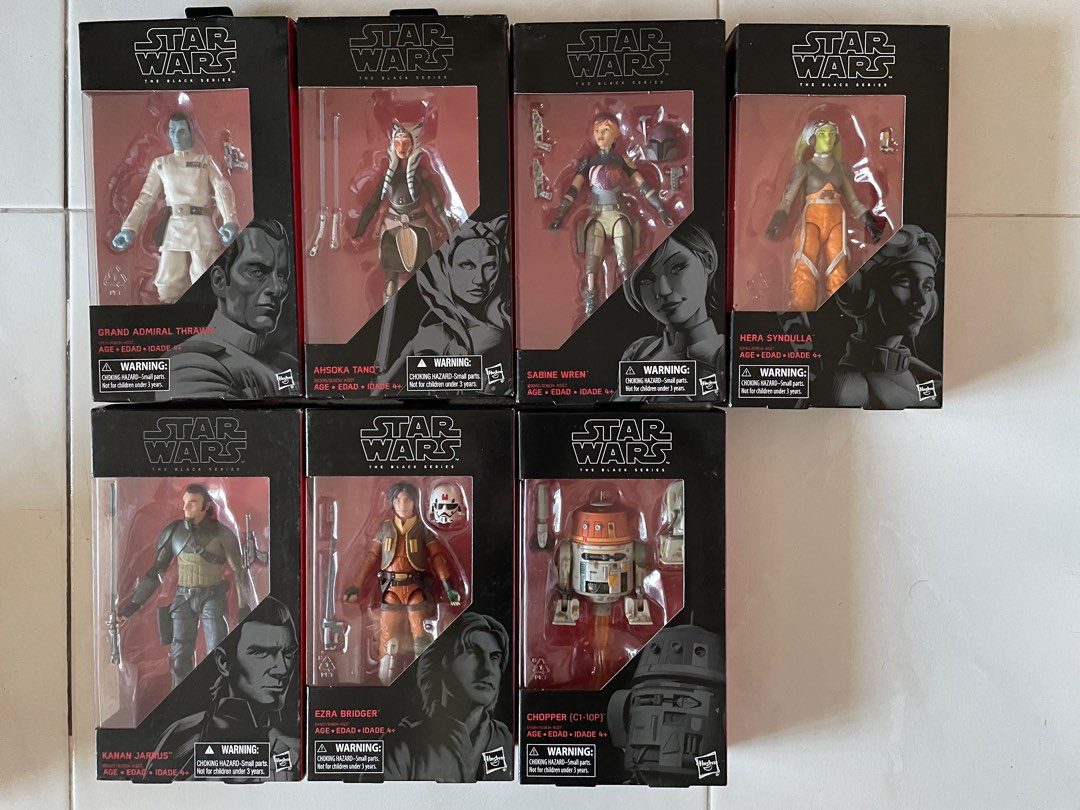 Hasbro Black Series 1/12 Star Wars Rebels and Admiral Thrawn Set ...