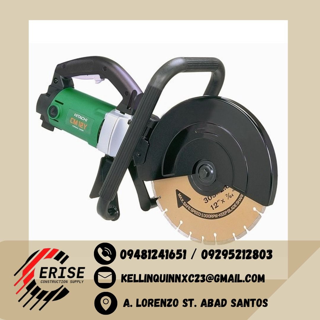 "HITACHI" Metal/Concrete Cutter (12" Cap.), Commercial & Industrial ...