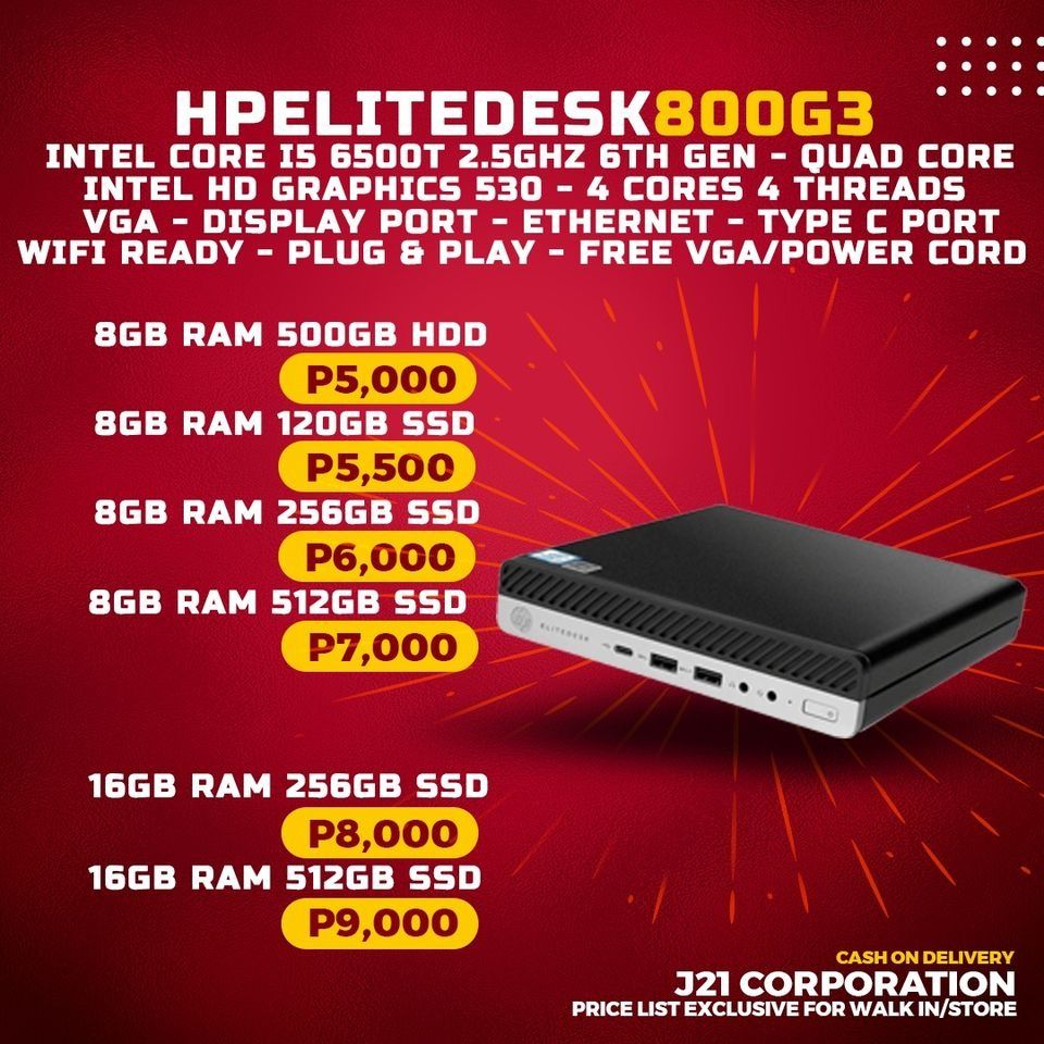 HP ELITEDESK G MINI Computers Tech Desktops On Carousell