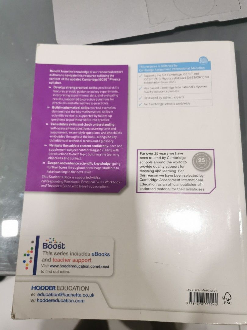 Igcse physics text book (hodder education), Hobbies & Toys, Books ...