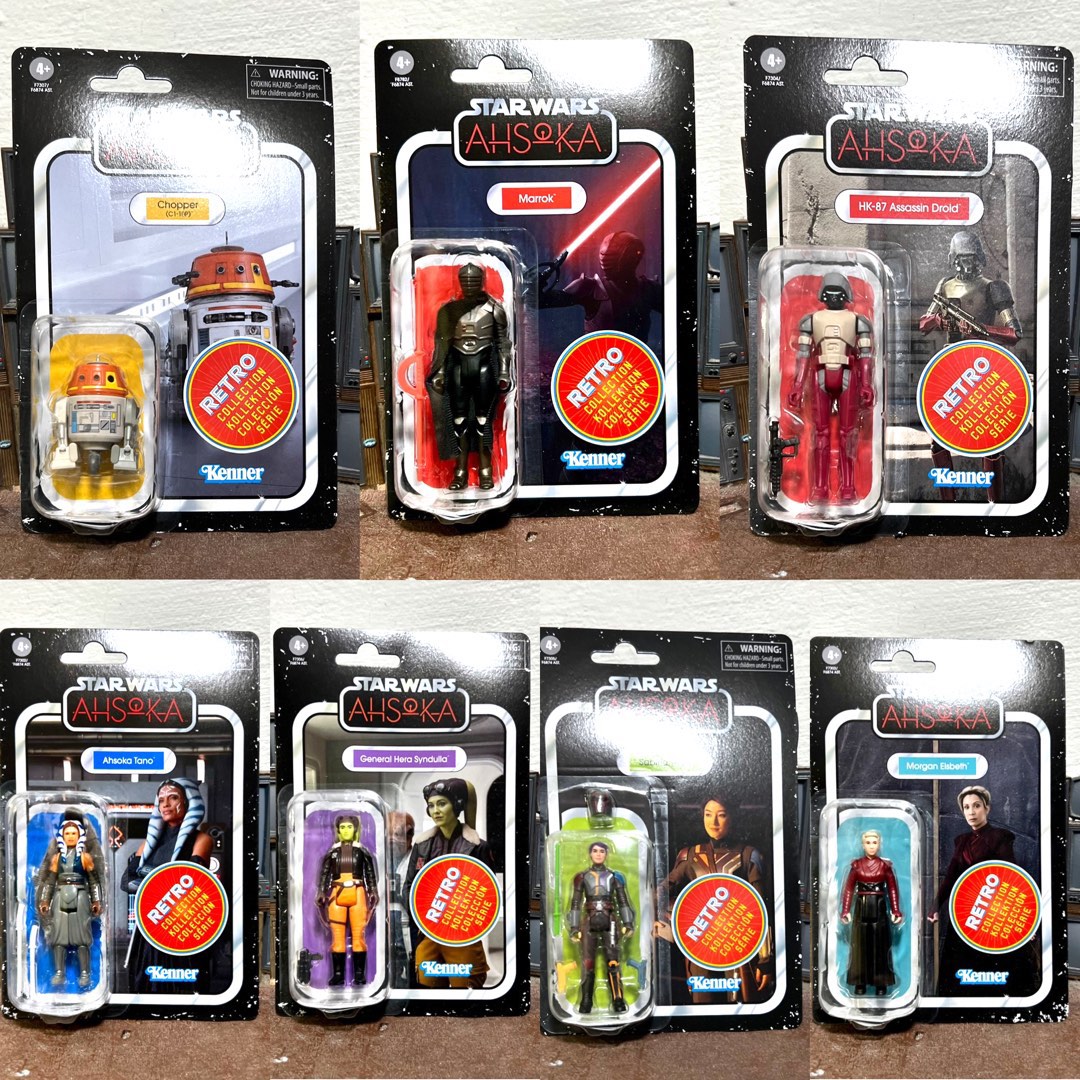 [In hand - Set of 7/8] Hasbro Star Wars Retro Vintage Collection Ahsoka ...