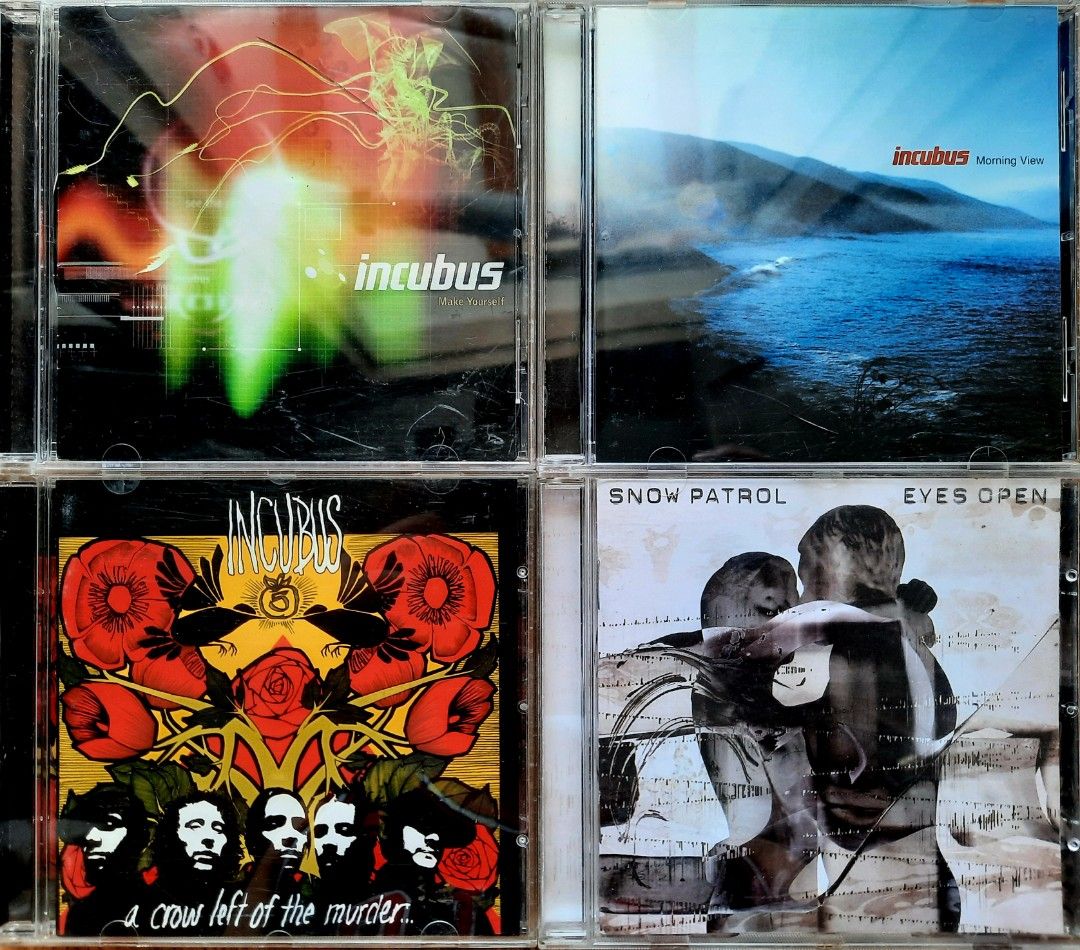 INCUBUS Album Collection with Freebie CD, Hobbies & Toys, Music & Media ...