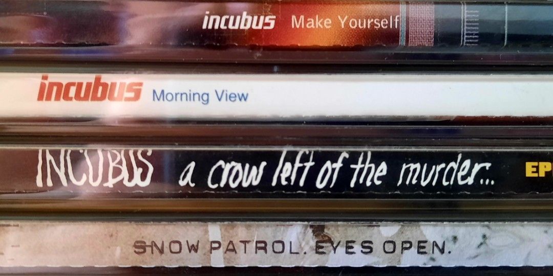 INCUBUS Album Collection with Freebie CD, Hobbies & Toys, Music & Media ...