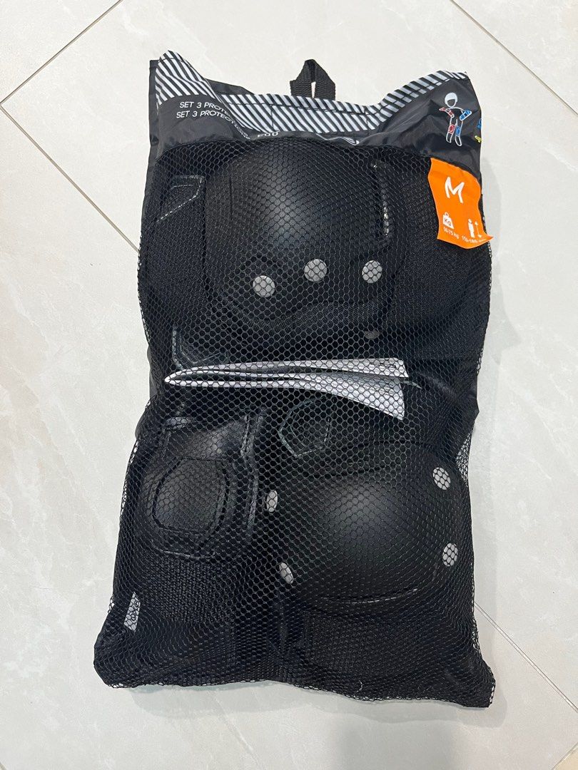 Inline skate protection 3-1 kit (elbow knee wrist guard), Sports ...