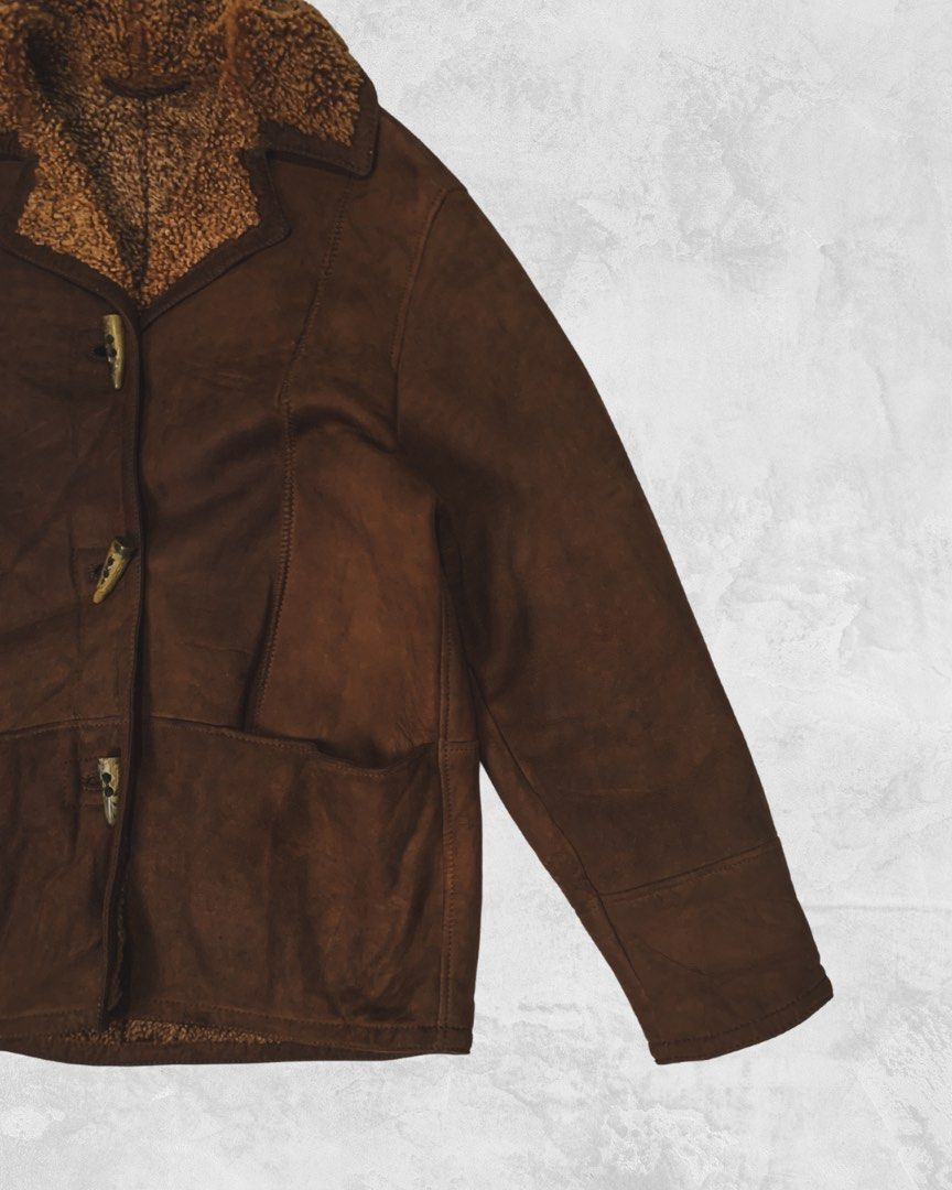 Olivieri Italy Shearling Sheepskin Rider Jacket, Women's Fashion, Coats ...