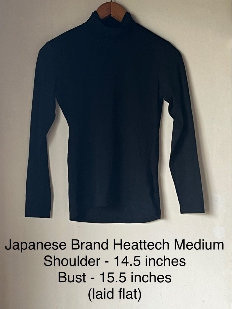 Japanese Brand Heattech Longsleeves, Women's Fashion, Tops, Longsleeves ...