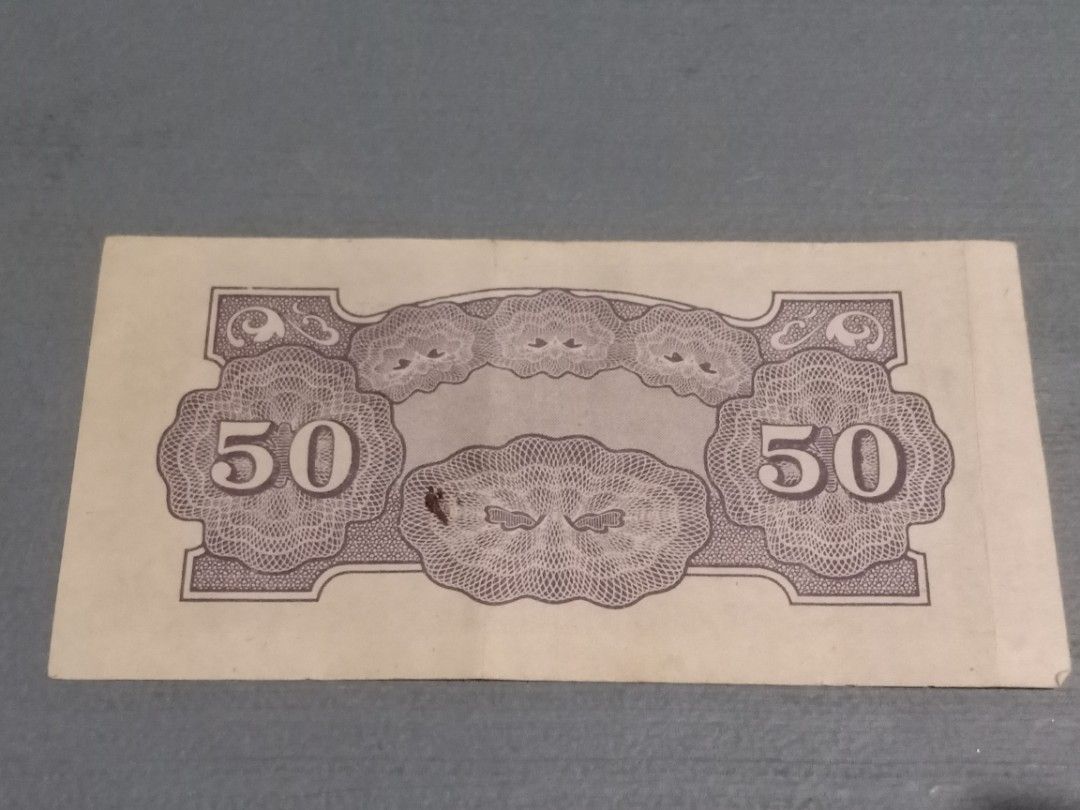 Japanese Goverment 50 centavos, Hobbies & Toys, Memorabilia ...