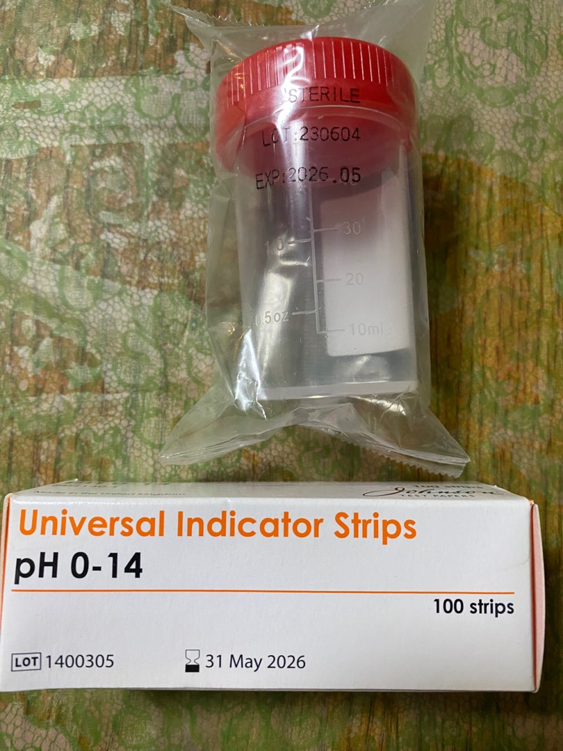 Johnson Test Paper pH Universal Indicator Strip 100s, Health ...