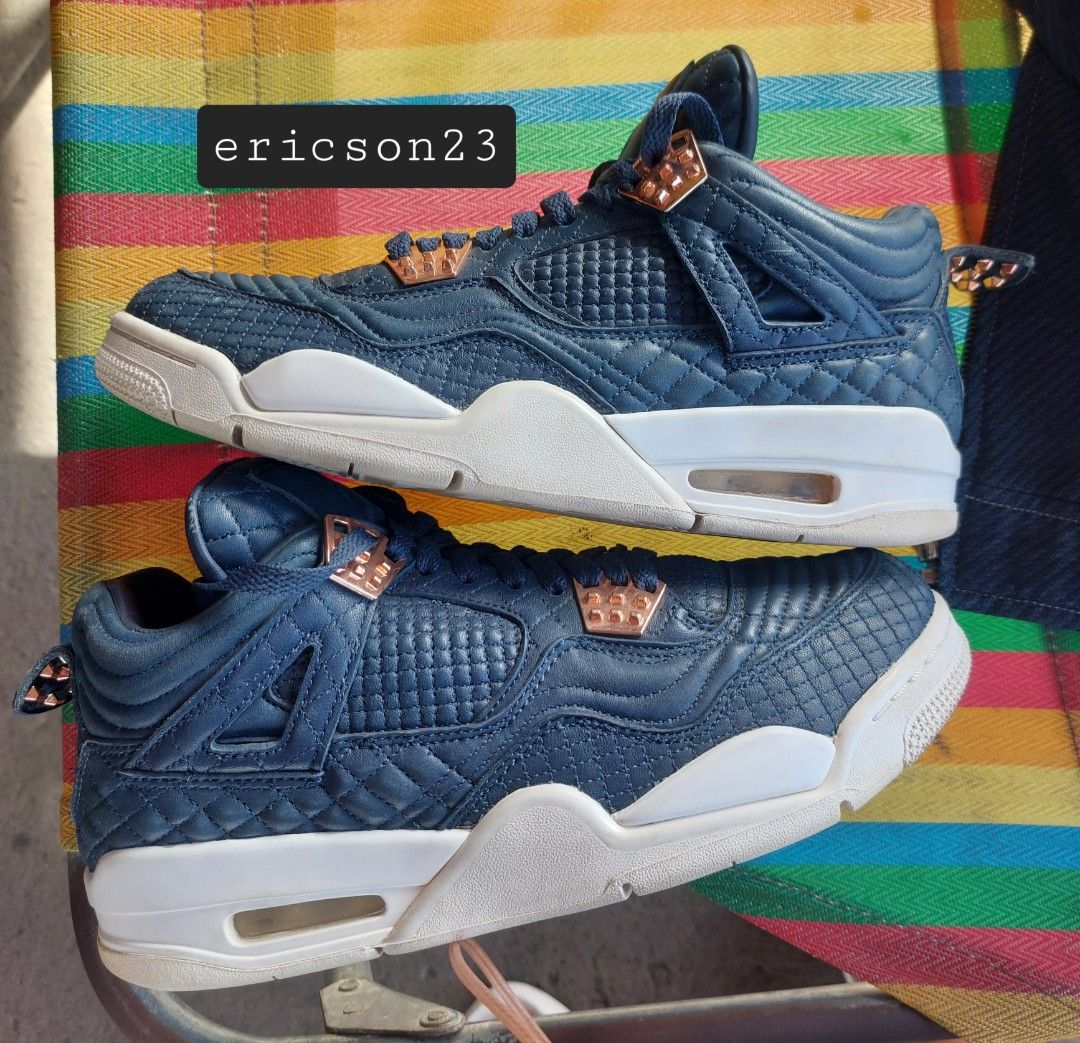 Jordan 4 obsidian premium, Men's Fashion, Footwear, Sneakers on Carousell