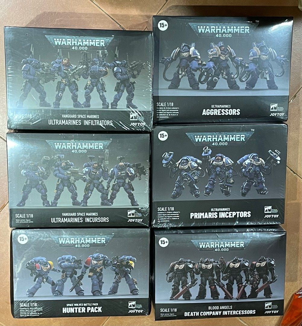 JoyToy Warhammer 40K Ultramarines Incursors ($99)/ Ultramarines ...