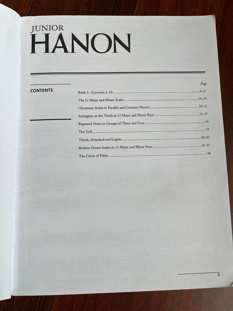 Junior Hanon piano exercises, Hobbies & Toys, Books & Magazines ...