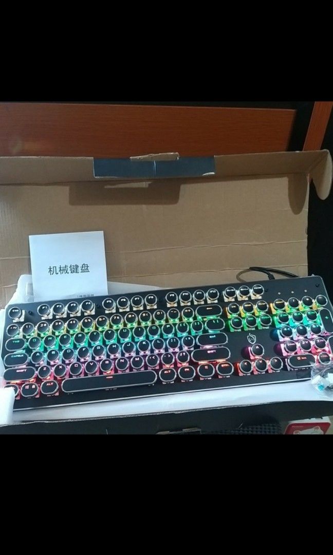Keyboard HJK920.mekanikal kabel axis hijau utk gamer.k1, Barang Yang ...