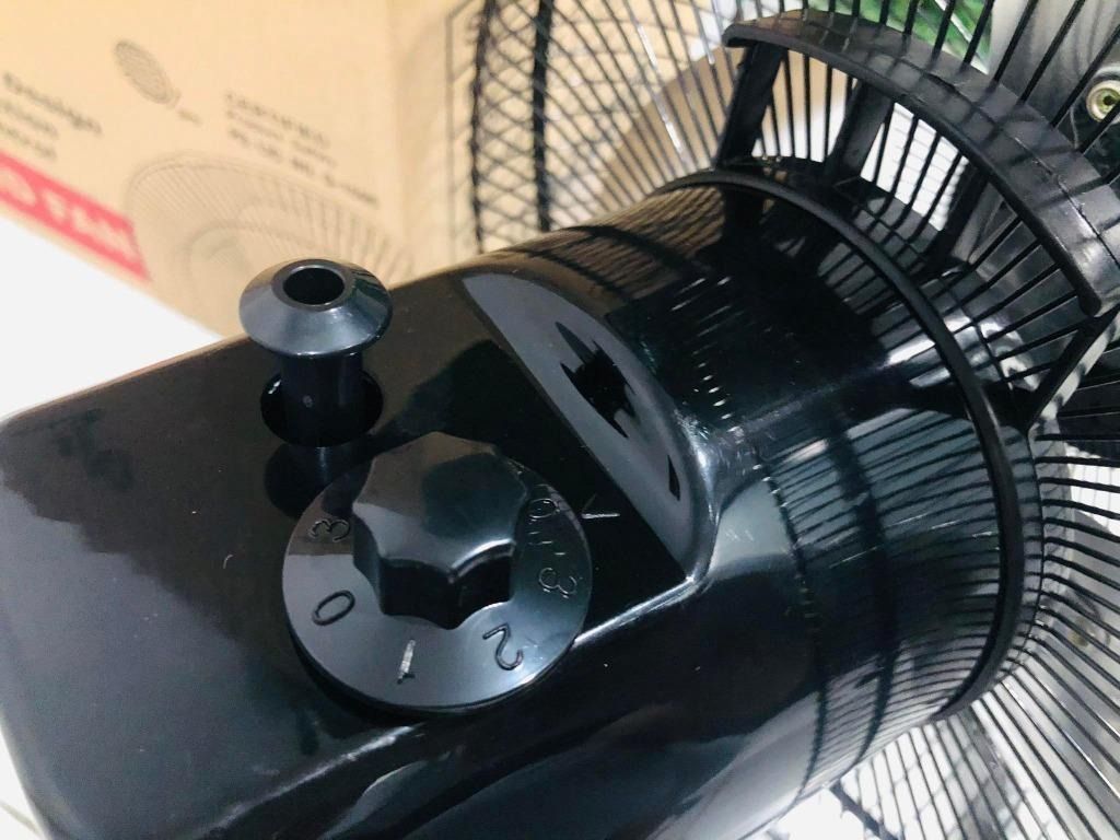 KLESTAR 12 Industrial Ground Fan Metal Blade Black GFX1220, Furniture ...