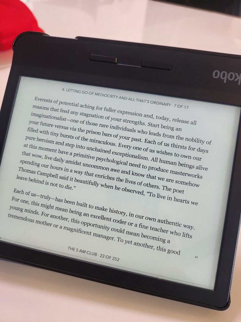 Kobo libra h2o reader, Mobile Phones & Gadgets, E-Readers on Carousell