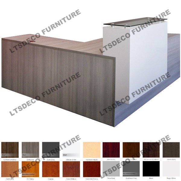 LAMINATED RECEPTION COUNTER TABLE OFFICE FURNITURE | OFFICE PARTITION ...