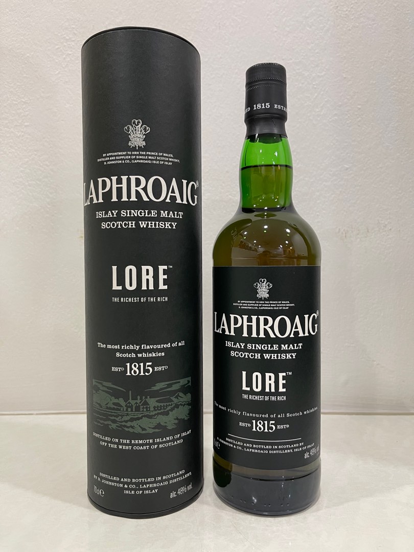 Laphroaig Lore 70cl 48% (UP:$188), Food & Drinks, Beverages on Carousell