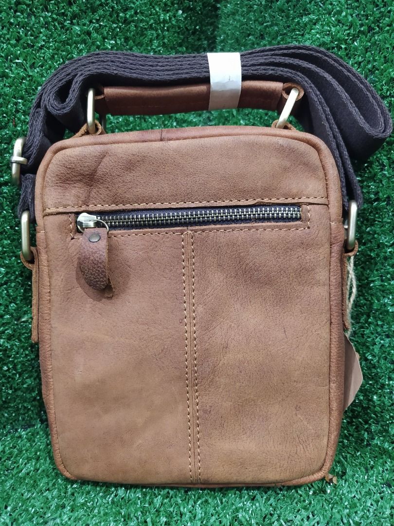 Leather Slim Bag JC, Men's Fashion, Bags, Sling Bags on Carousell