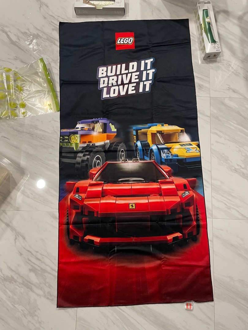 LEGO towel, Hobbies & Toys, Toys & Games on Carousell