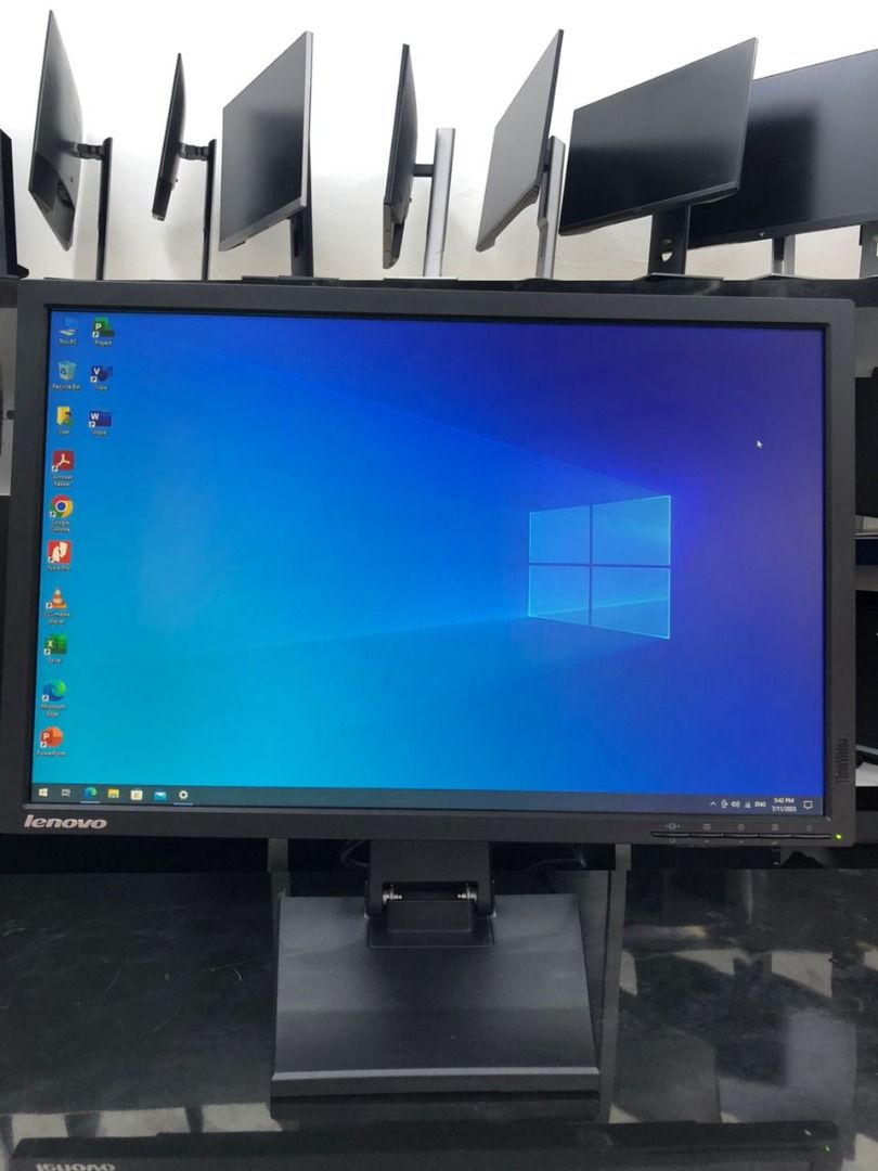 Lenovo ThinkVision T2254P 22" inch Black LED LCD Monitor, Computers ...