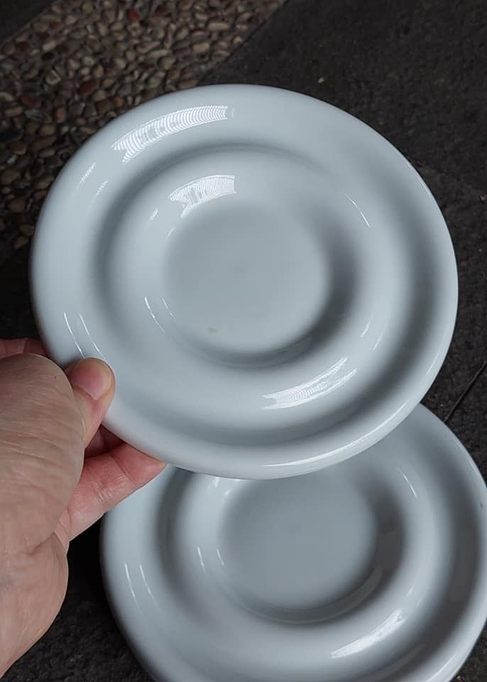 lepek keramik putih polos merk ZEN 3 buah CHIP, Kitchen & Appliances di ...