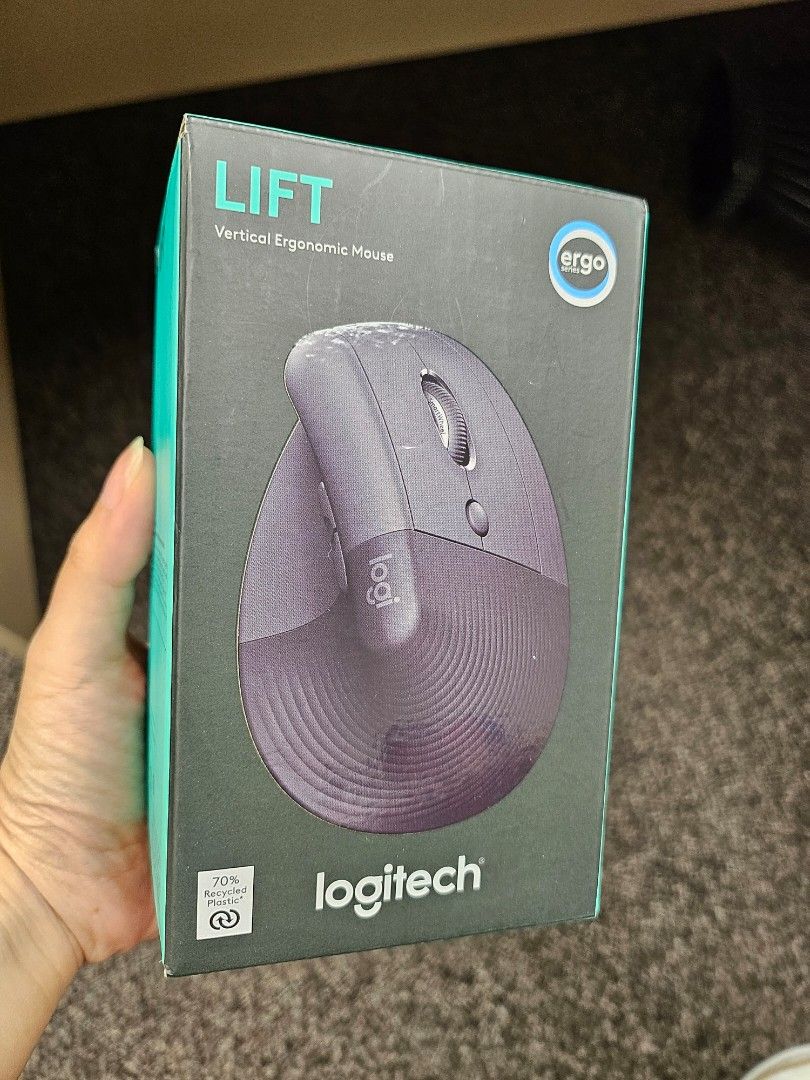 Logitect Lift 無線滑鼠, 電腦＆科技, 電腦周邊及配件, 電腦周邊產品 - Carousell