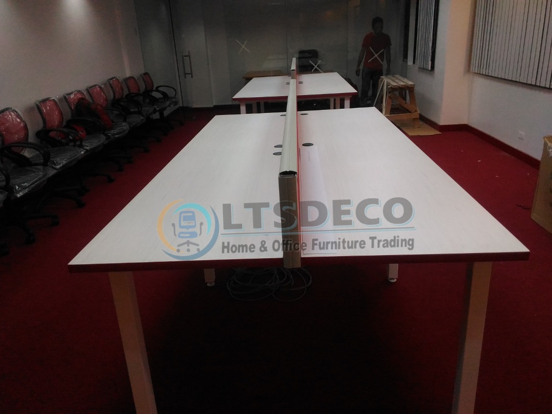 LONG PANTRY TABLE OFFICE PARTITION, Furniture & Home Living, Office ...