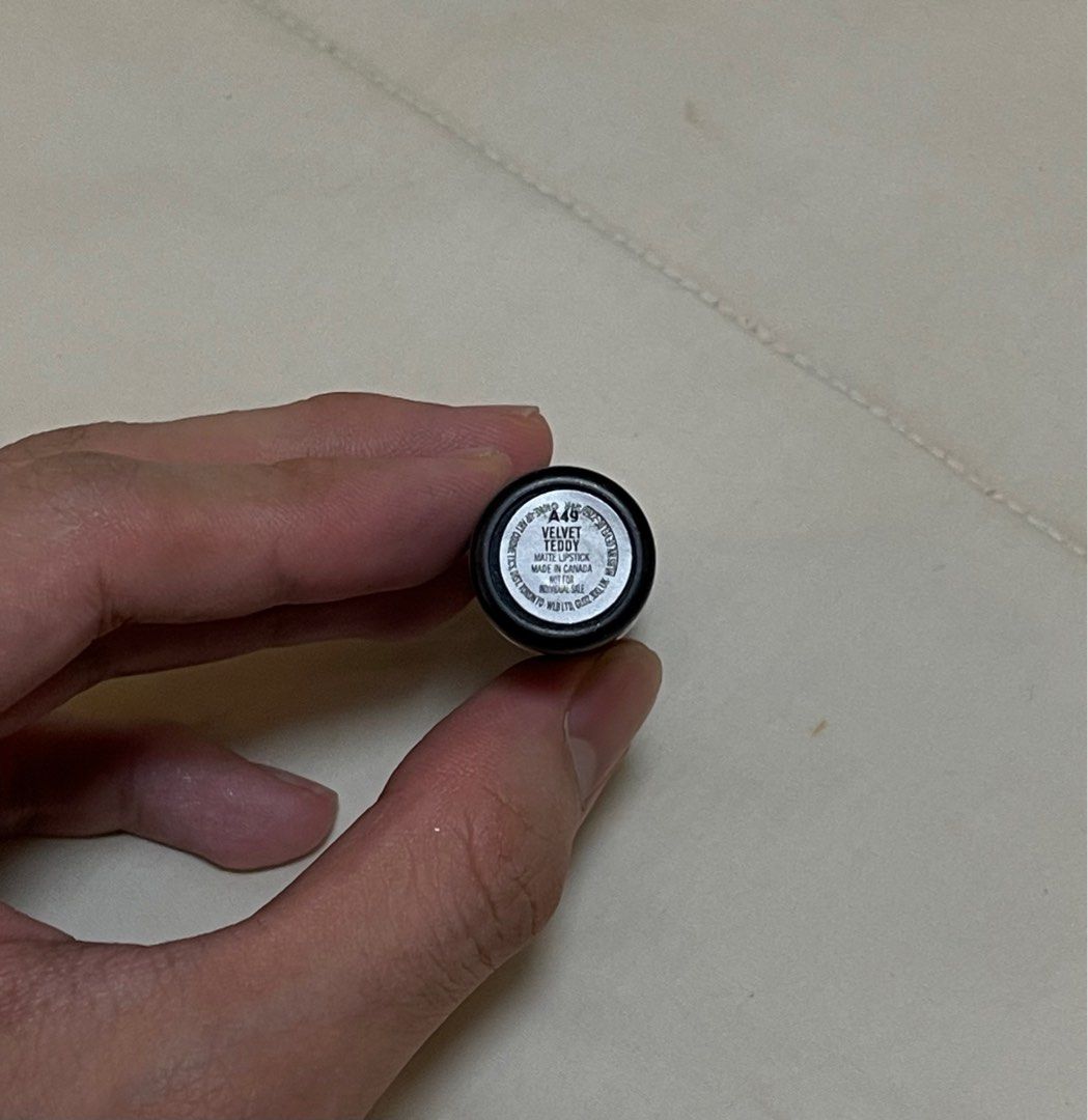 MAC Lipstick Matte A46 Authentic Velvet Teddy, Beauty & Personal Care ...