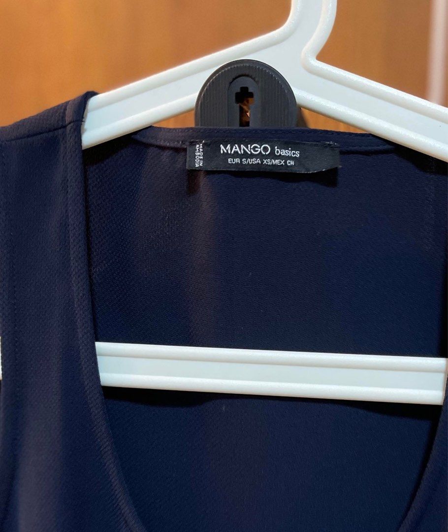 Mango Navy Blue Dress, Women's Fashion, Dresses & Sets, Dresses on ...