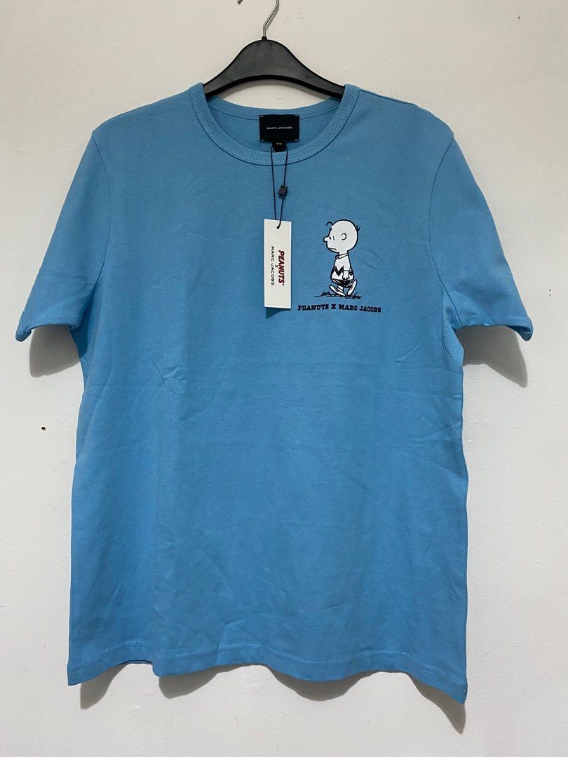 Marc Jacobs Authentic x Peanuts T Shirt, Fesyen Wanita, Pakaian Wanita, Atasan di Carousell