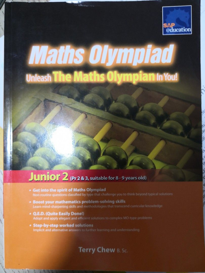 Brand new Math Olympiad Junior 2 by Terry Chew, Hobbies & Toys, Books ...