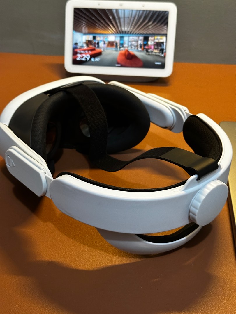 Meta Quest 3 elite strap, Video Gaming, Gaming Accessories, Virtual ...