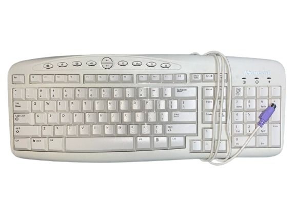 Microsoft Wired Keyboard RT2300 Vintage (White), Computers & Tech ...