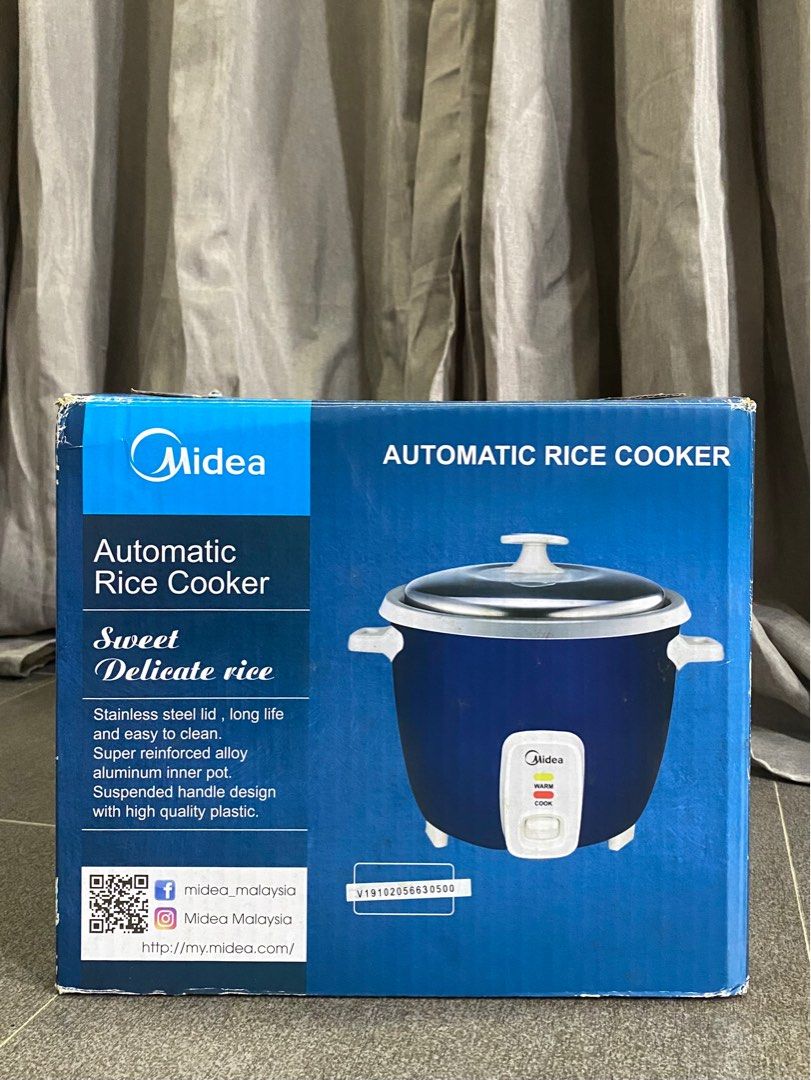 MIDEA 1.8L AUTOMATIC RICE COOKER PERIUK NASI ELEKTRIK, TV & Home ...
