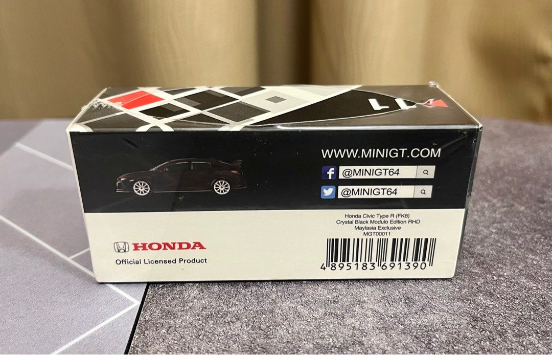 Mini GT Honda Civic Type R FK8 Crystal Black Modulo Edition Malaysia ...