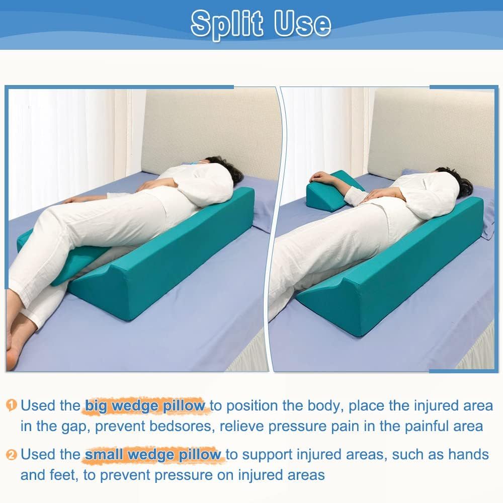 Mistuki Bedsore Turning Wedge Pillow Anti Bed Sores Post Surgical Side ...