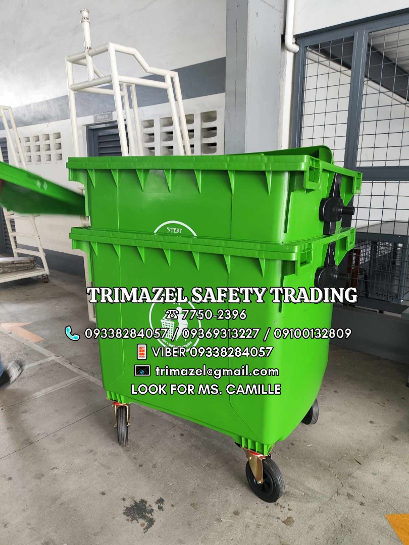 MOBILE TRASH BIN, Furniture & Home Living, Cleaning & Homecare Supplies ...