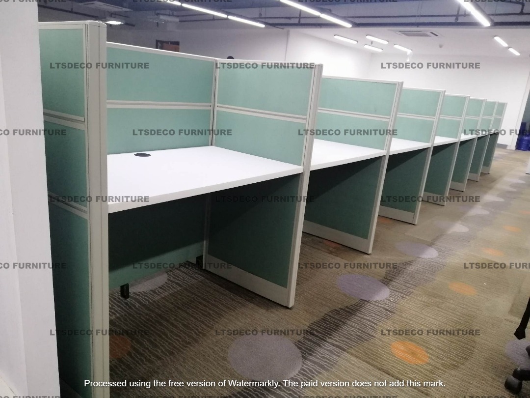 MODULAR PARTITION OFFICE FURNITURE PARTITION, Furniture & Home Living ...