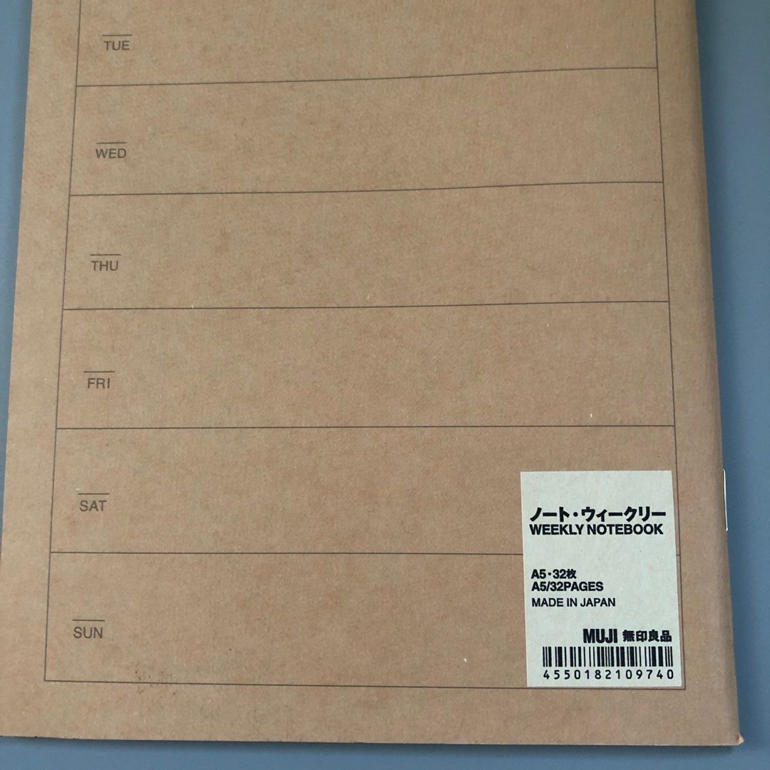 Muji monthly notebook, Hobbies & Toys, Stationary & Craft, Other ...