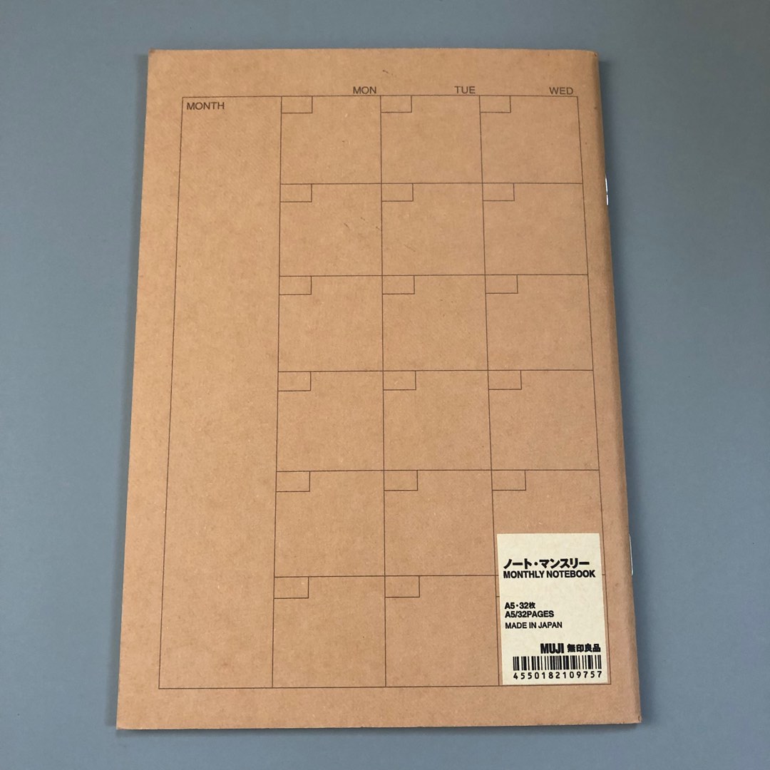 Muji monthly notebook, Hobbies & Toys, Stationary & Craft, Other ...