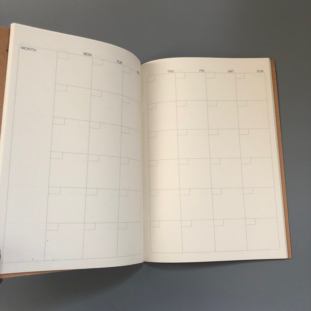 Muji monthly notebook, Hobbies & Toys, Stationary & Craft, Other ...