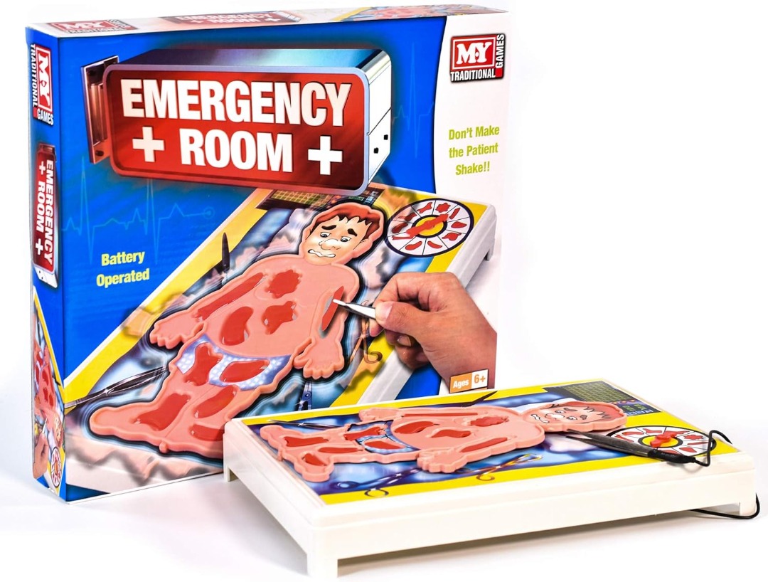 M.Y Emergency Room 'Operation' Board Game - A Classic Kids Educational ...