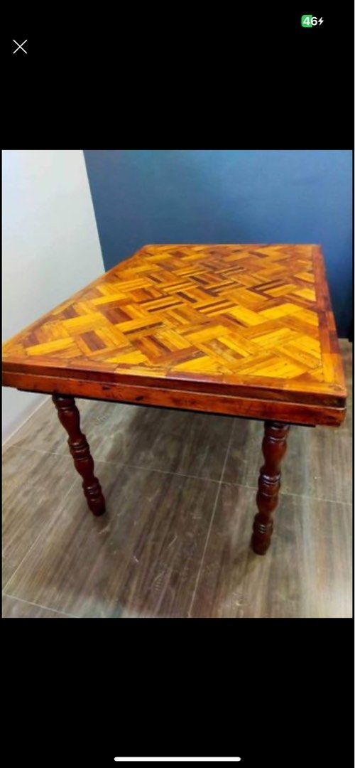 Narra Dining Table, Furniture & Home Living, Furniture, Tables & Sets ...