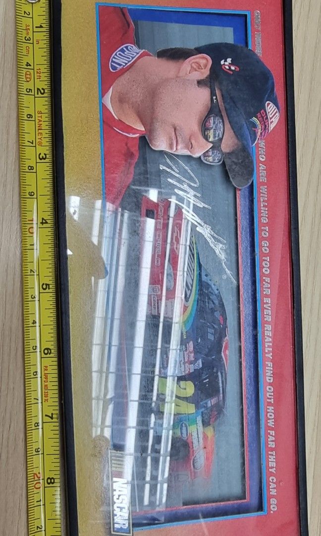 NASCAR Autograph Frame, Hobbies & Toys, Collectibles & Memorabilia, Fan ...