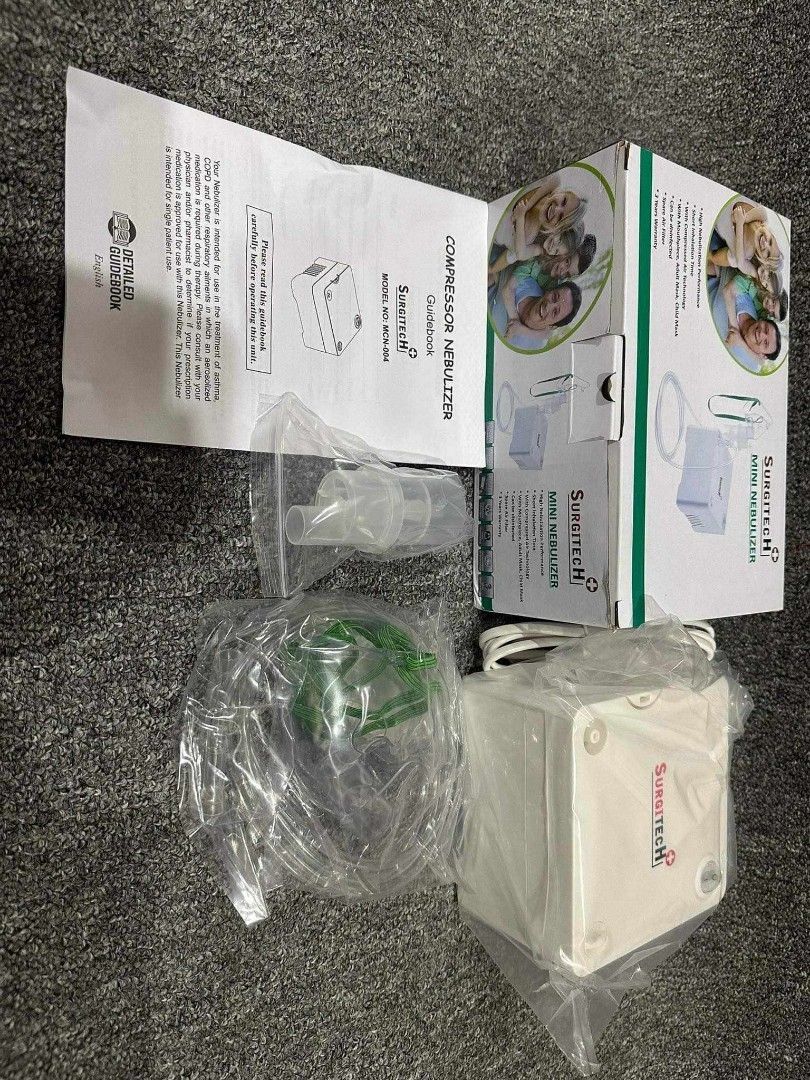 Nebulizer complete set, Health & Nutrition, Medical Supplies & Tools on ...